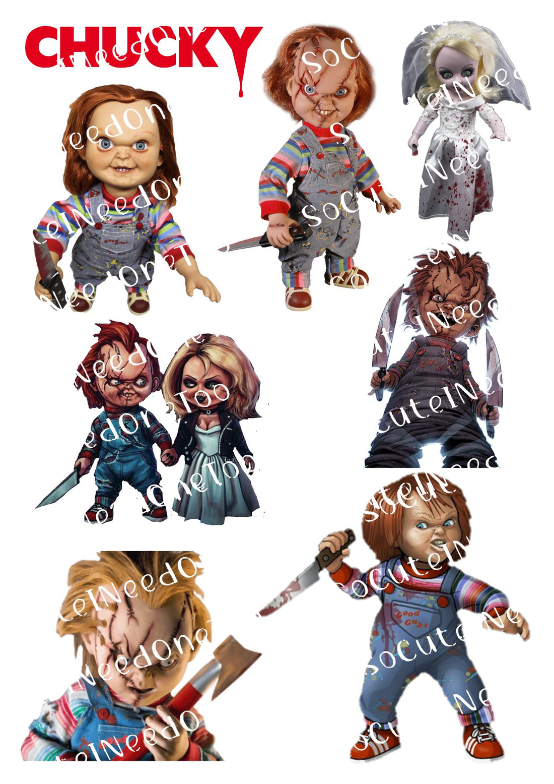 Chucky Waterslide Decals – SoCuteINeedOneToo