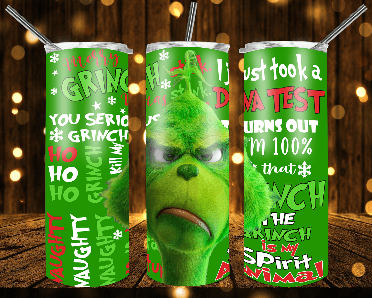 GRINCH 2nd SELECTION #639 Waterslide Wraps – SoCuteINeedOneToo