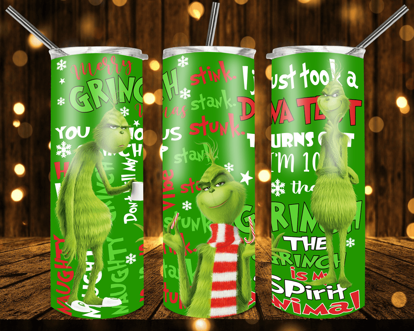 GRINCH 2nd SELECTION #639 Waterslide Wraps – SoCuteINeedOneToo