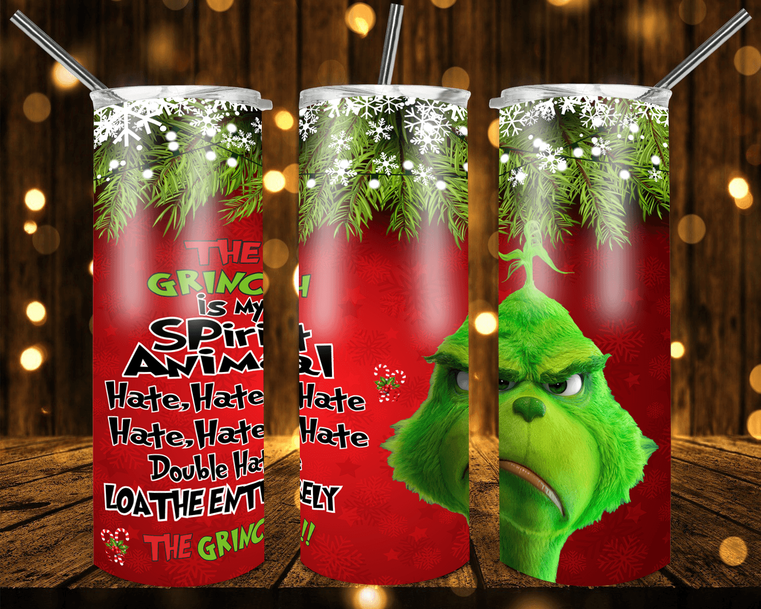 GRINCH 2nd SELECTION #639 Waterslide Wraps – SoCuteINeedOneToo