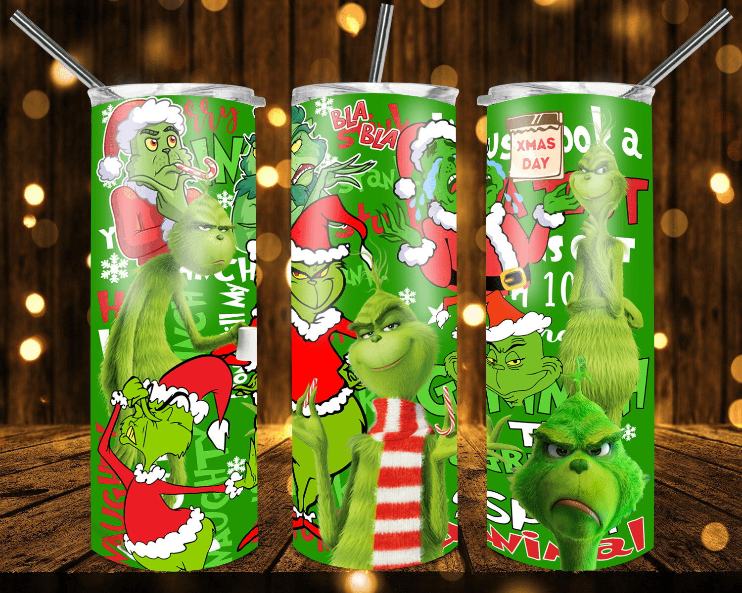 GRINCH 2nd SELECTION #639 Waterslide Wraps – SoCuteINeedOneToo